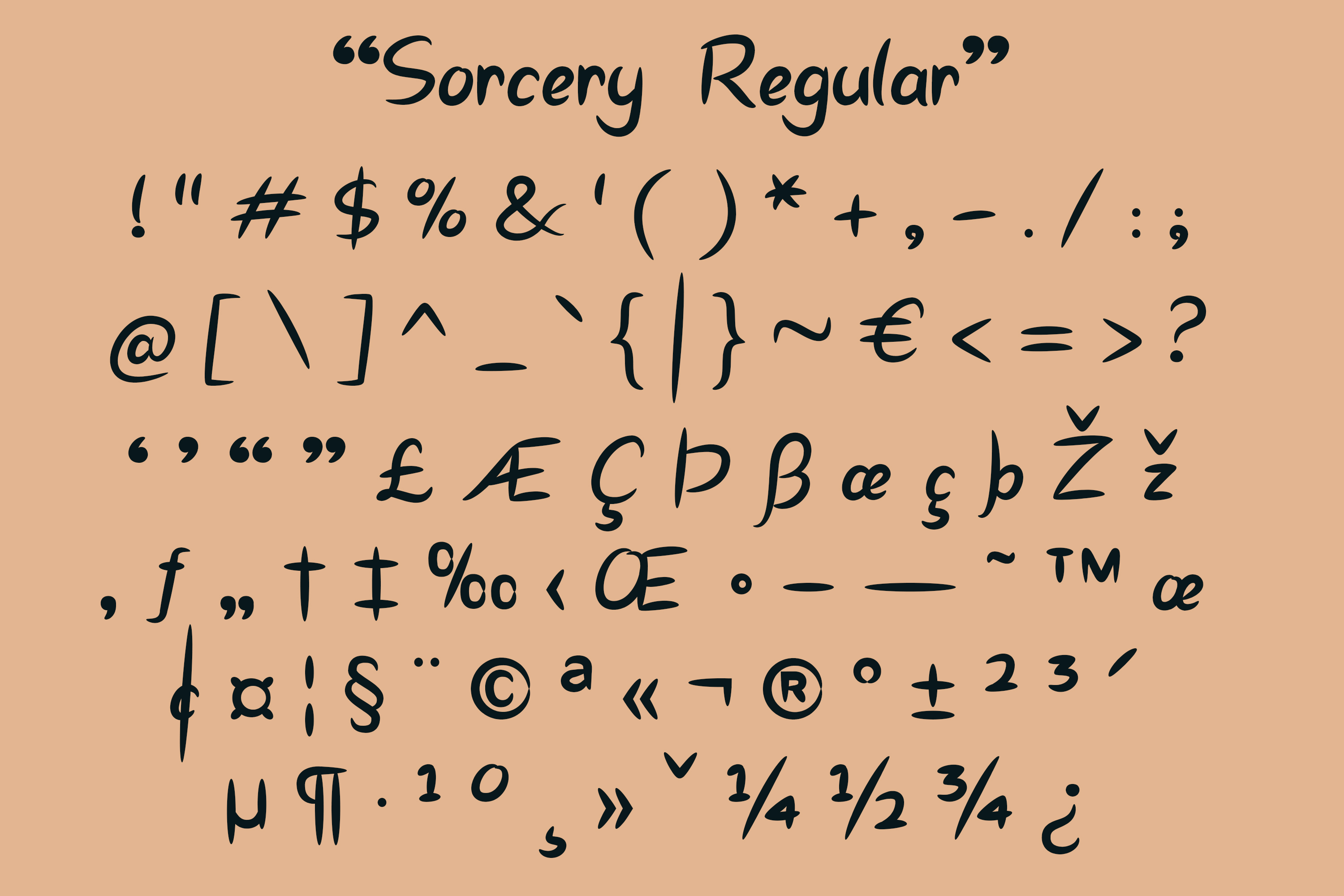 Sorcery Font, Fonts | GraphicRiver